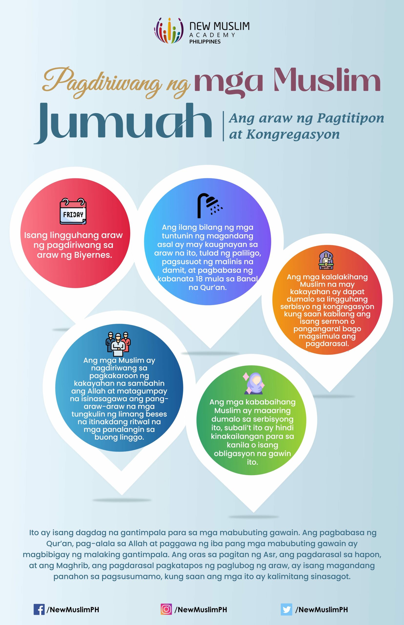 Pagdiriwang ng mga Muslim – Jumuah – New Muslim Academy – Philippines