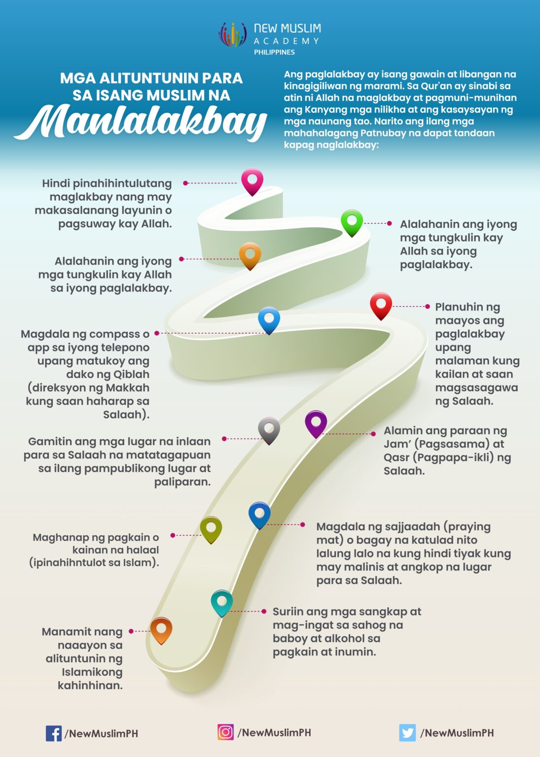 Mga Alituntunin para sa isang Muslim na Manlalakbay – New Muslim ...